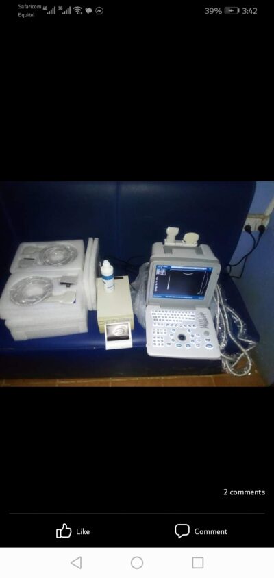 Biack and white Ultrasound Scanner with 2 probes and printer – Radmed
